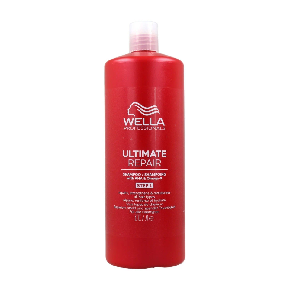WELLA - Ultimate Repair - Step 1 Shampoo 1000ml - Salon Cosmetics