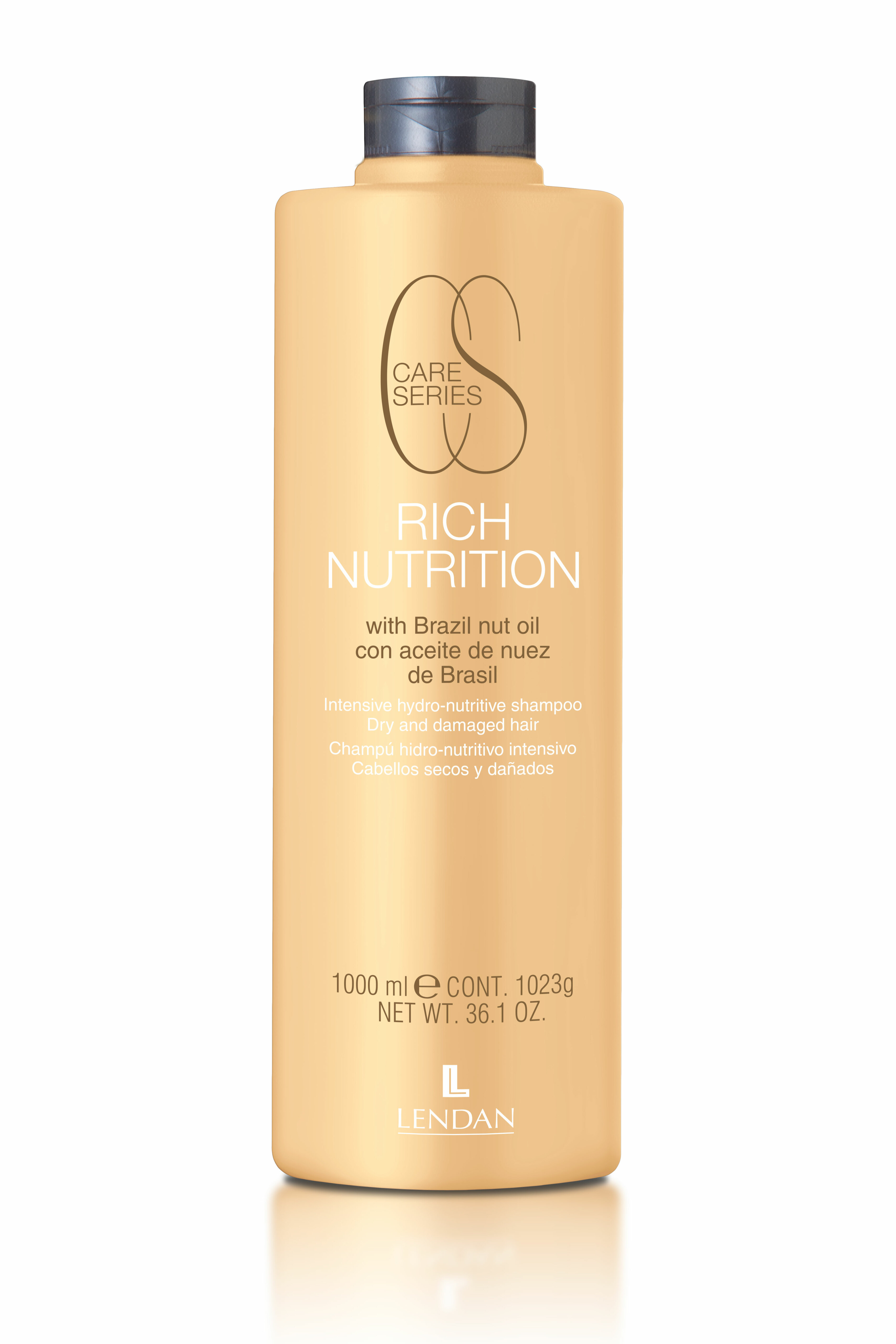 LENDAN - Care Series - Rich Nutrition Shampoo 1000ml - Salon Cosmetics