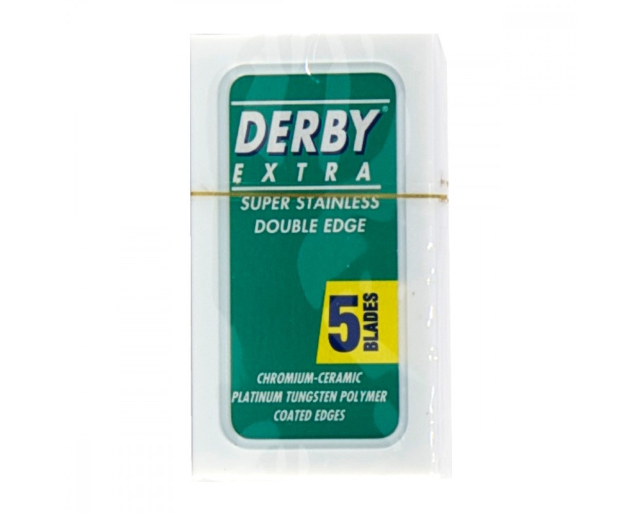 DERBY - Extra Chromium-Ceramic Dual Sided Blades 5pk - Salon Cosmetics