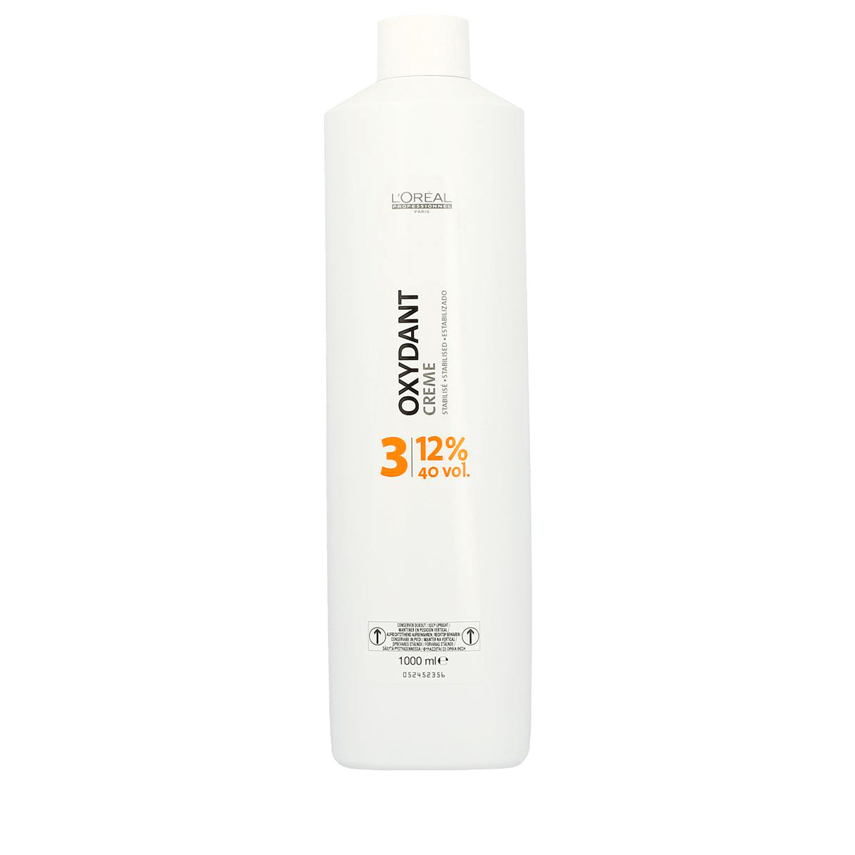L'OREAL - Oxydant Creme Developer 12% 40 Volume 1000ml - Salon Cosmetics
