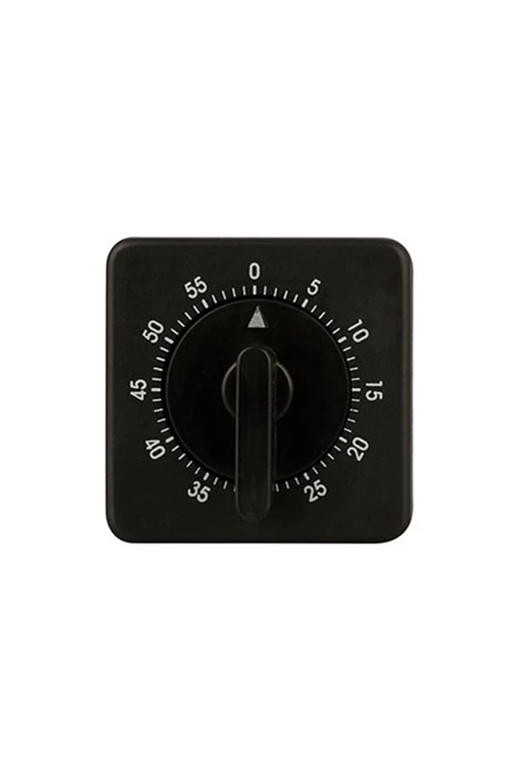 SALON SMART - 60 Minute Square Black Salon Timer - Salon Cosmetics