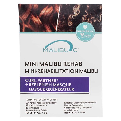 MALIBU C - Mini Malibu Rehab Curl Partner Treatment - Salon Cosmetics
