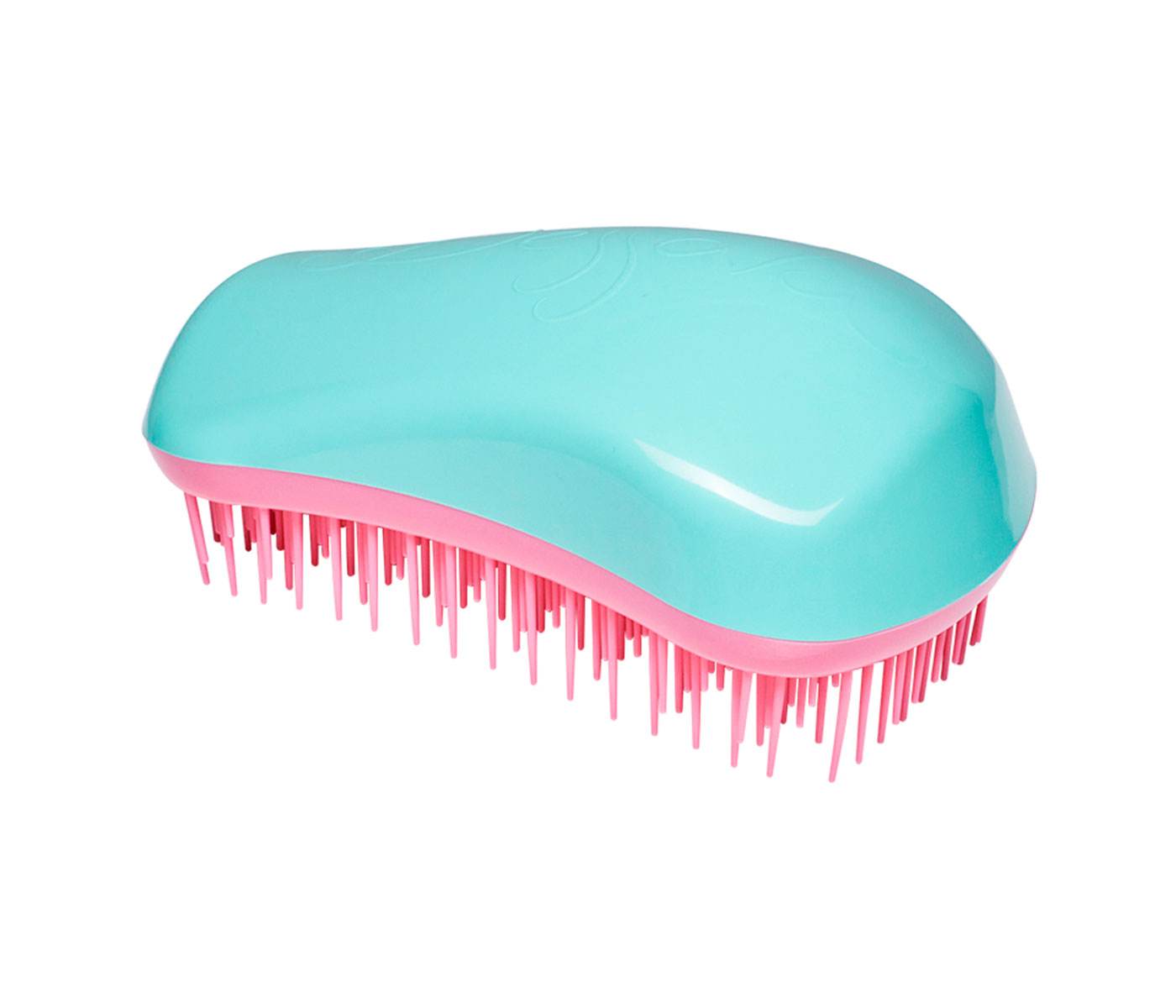 DESSATA - MAXI Detangling Brush - Green/Pink - Salon Cosmetics