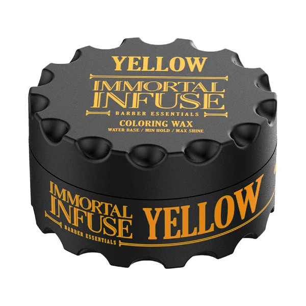 IMMORTAL NYC - Infuse Yellow Colouring Hair Wax 100ml - Salon Cosmetics