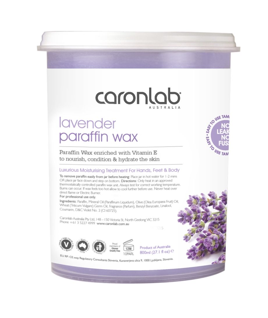 CARONLAB - Paraffin Wax - Lavender 800ml - Salon Cosmetics