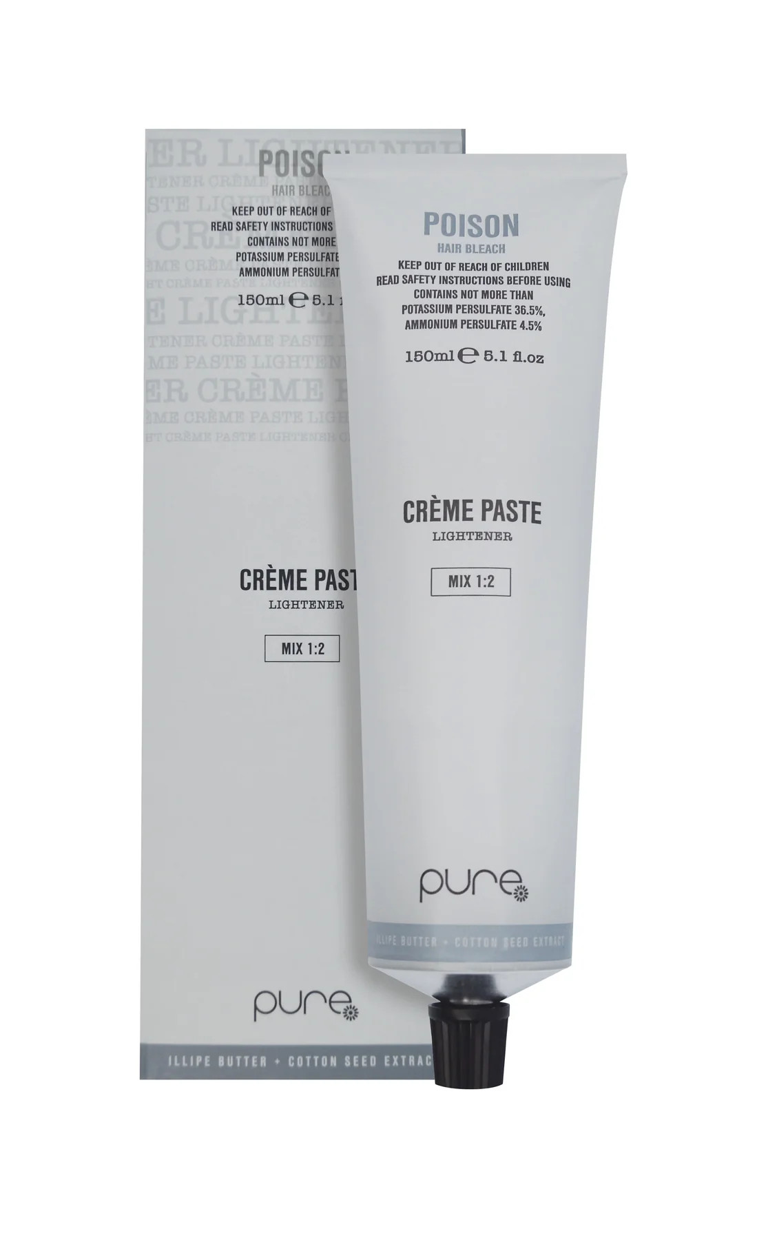 PURE - Crème Paste Lightener 150ml - Salon Cosmetics