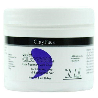 ALTO BELLA - ClayPac® ClayOns® Hair Treatment 142g - Violet - Salon ...