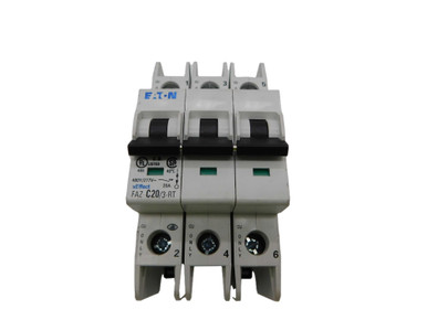 Eaton FAZ-C20/3-RT Miniature Circuit Breakers (MCBs)