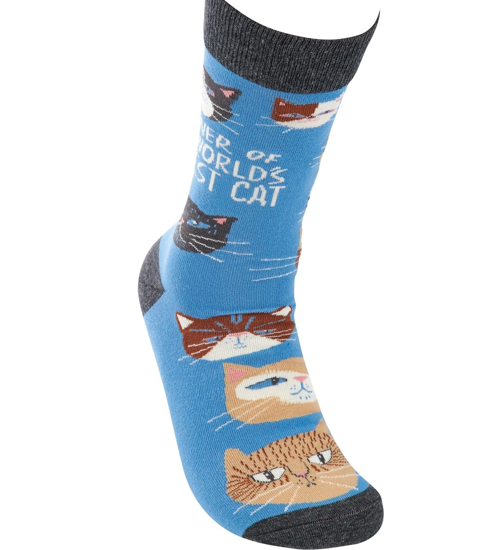 Owner of The World's Cutest Cat, Ladies Socks - Georgia's Gifts