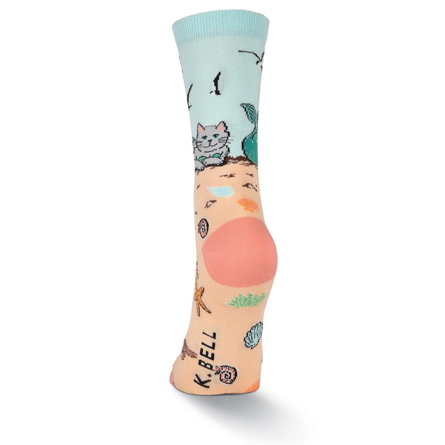 Cat Mermaid Ladies Novelty Socks by KBell