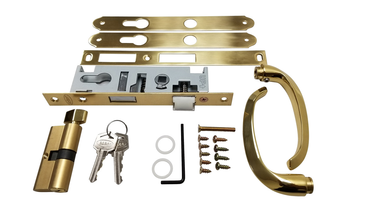 Brass Mortise Handle Kit With Key Lock OLDER DOORS brass-mortise-handle-kit-with-key-lock-older-doors