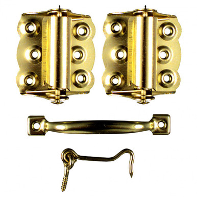 Screen Door Hardware Set (Brass)