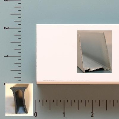 Brown Metal Expander with Sweep for 36" Door