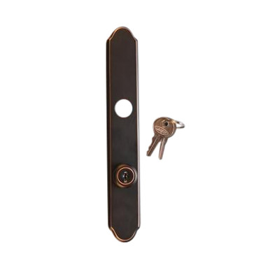 Outside Trim Plate with Built in Key Locks