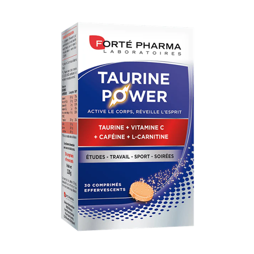 Forte Pharma Taurine Power šumeće tablete za trenutni i dugotrajni ...