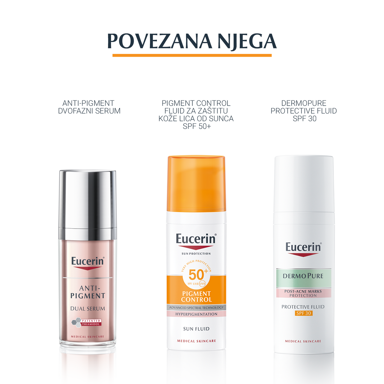 Eucerin Sun Pigment Control Tonirana gel krema SPF50 50ml Medium