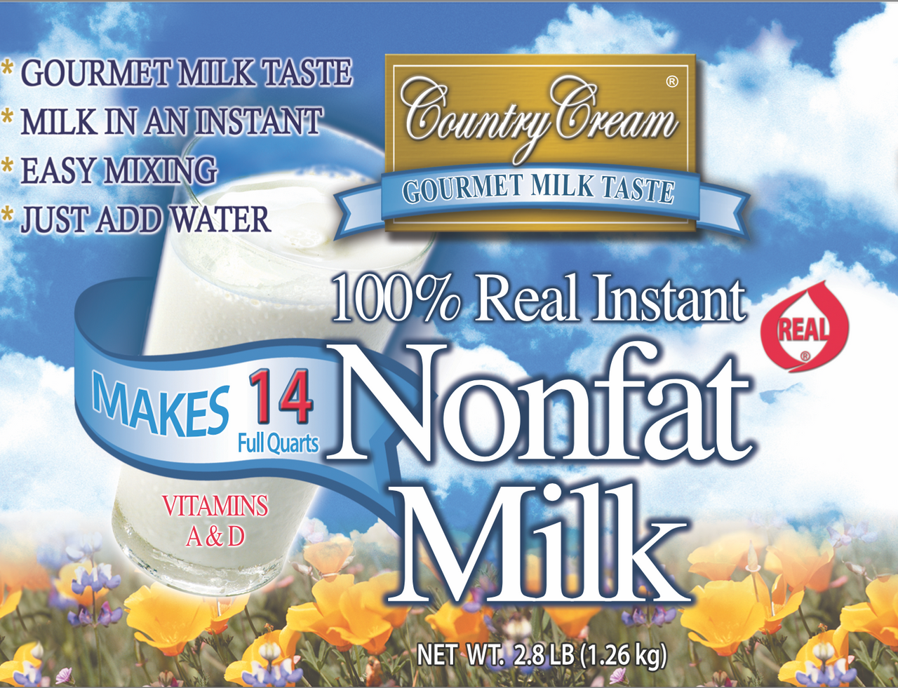 Country Cream Milk CASE of 6 cans - GCF Corporation