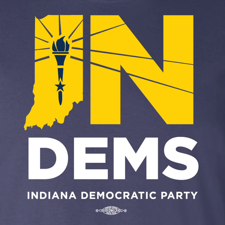Indiana Democrats Official Logo (Navy Tee) - Indiana Democratic Party ...