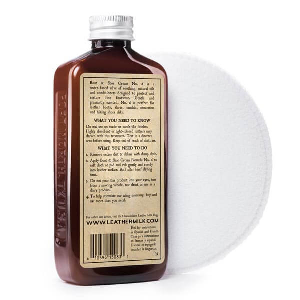 Boot & Shoe Cream No. 6 - Premium Leather Boot & Shoe Conditioner with ...