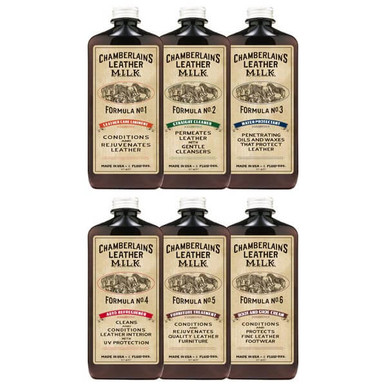 Complete Leather Care Set. Includes 6 Distinct Formulas with 6 ...