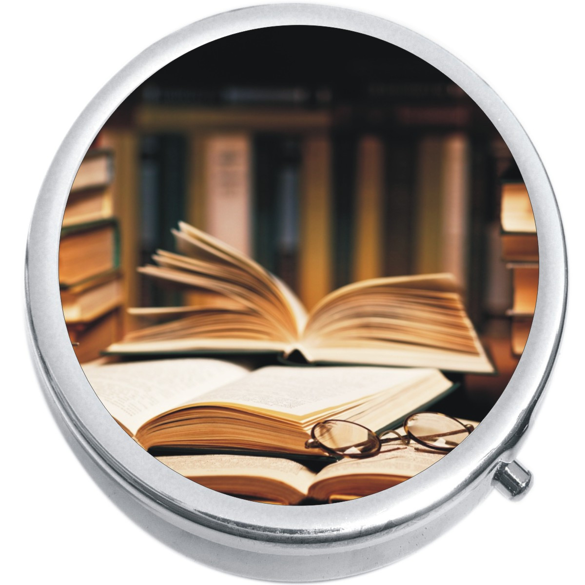 Books Library Medical Pill Box