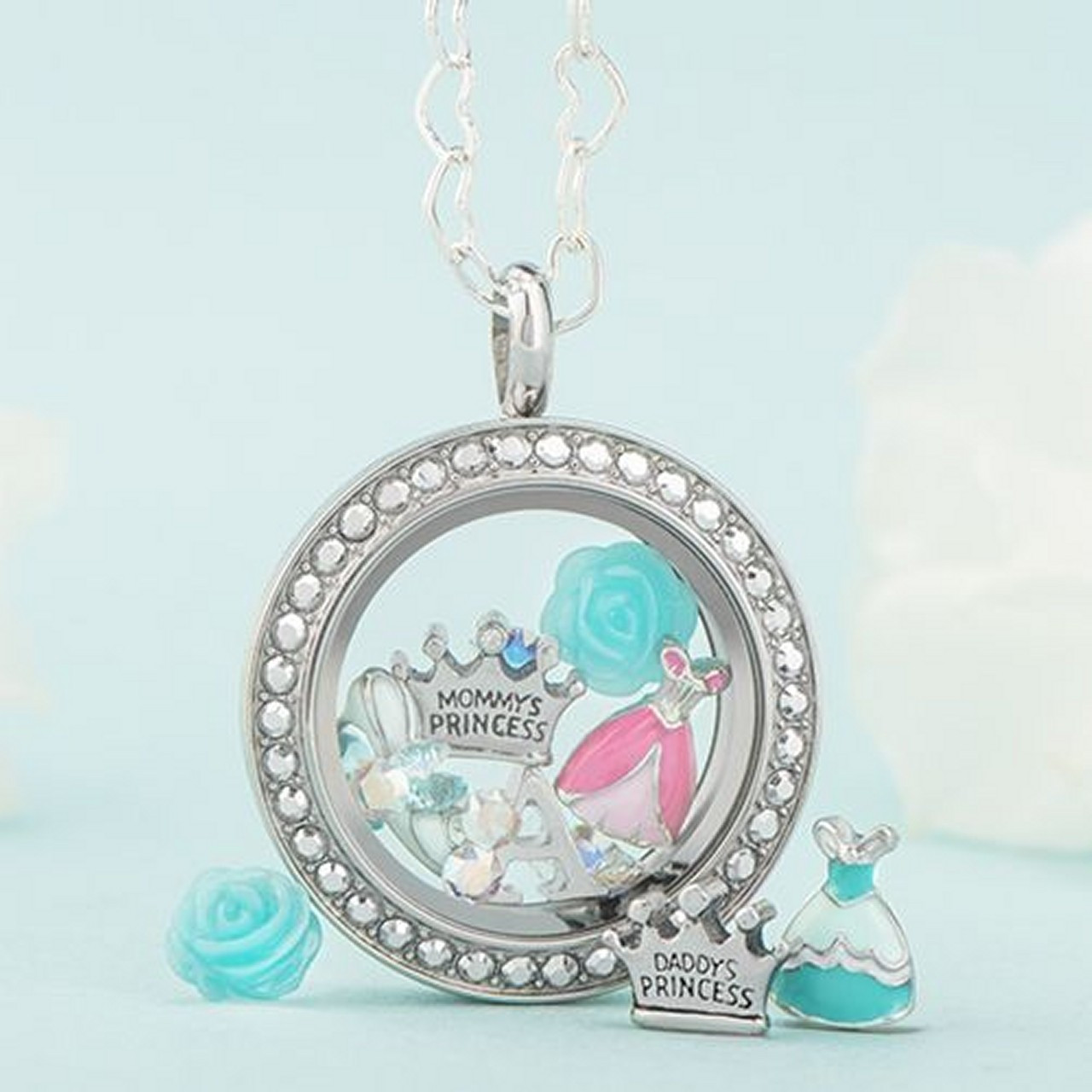 Strawberry Floating Locket Charm