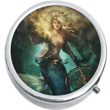 Mermaid Warrior Medical Pill Box