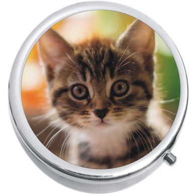 Cute Kitten Cat Medical Pill Box
