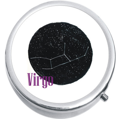 Virgo Stars Constellation Medical Pill Box