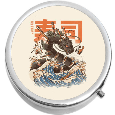 Japanese Sushi Dragon Pill Box