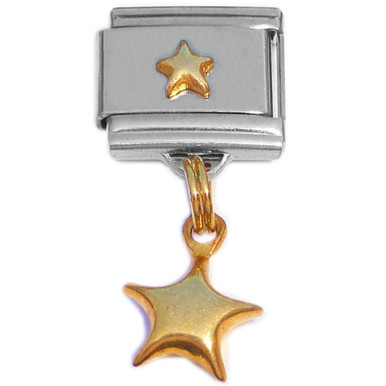 Star Dangle Italian Charm