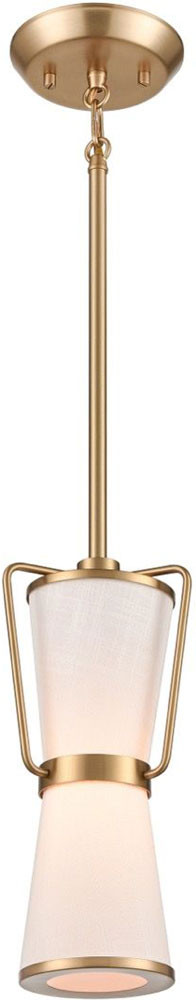 Artcraft AC11837BB Layla Contemporary Brushed Brass LED Lighting Sconce ...