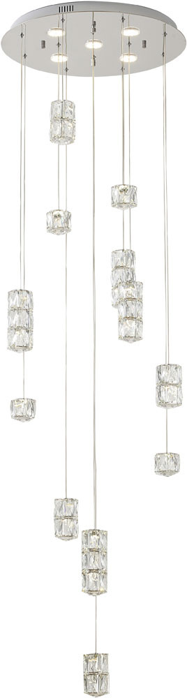 Bethel International DIN05C25CH Chrome LED Lighting Pendant - BET ...