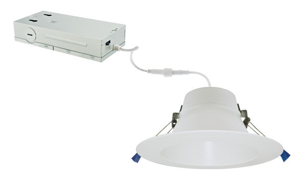 Elco ERT411CT5W Elm System Modern White 4" Ultra Slim Panel Lights with ...