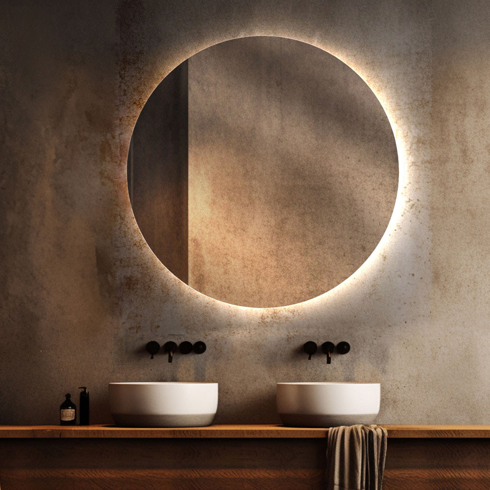 Electric Mirror LUN-60 Luna Contemporary LED Wall Mirror - EMI-LUN-60