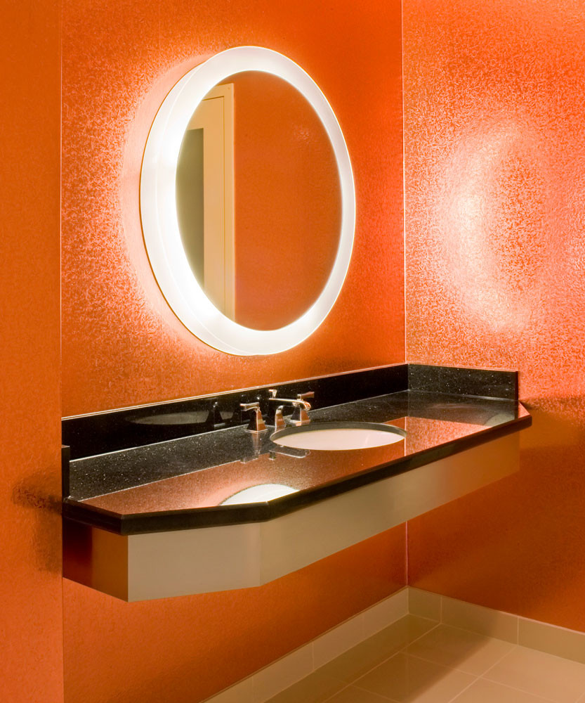 Electric Mirror TRI-30 Trinity Modern LED Circular Wall Mounted Mirror ...