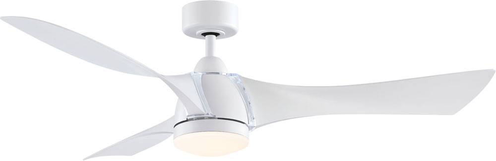 Fanimation FPD6858BL Klear Contemporary Black LED 56" Ceiling Fan - FAN ...