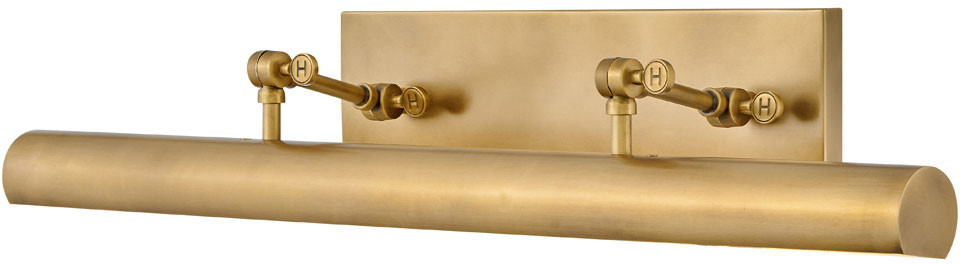 Hinkley 43012HB Stokes Vintage Heritage Brass LED 20" Art Lighting ...