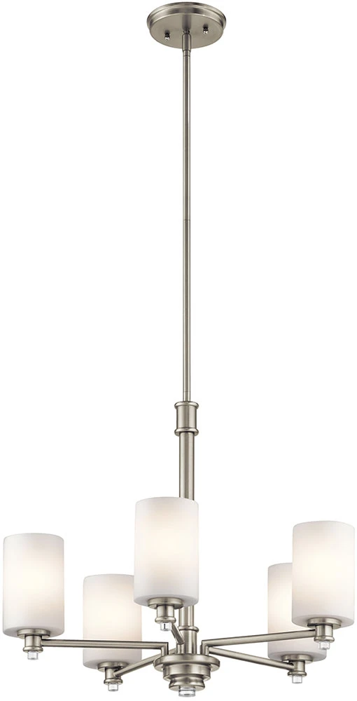Kichler 43925NI Joelson Brushed Nickel Pendant Light Fixture / Ceiling ...