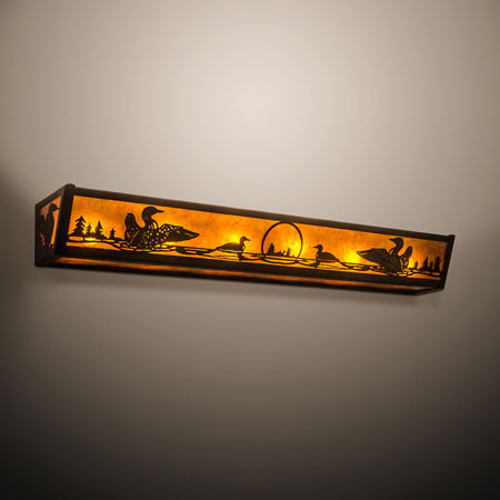 Meyda Custom 214484 Loon Antique Copper Wall Mounted Lamp - CUSTOM-MEY ...