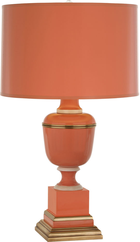 Robert Abbey 2500 Annika Cobalt Lacquered Paint with Natural Brass and ...