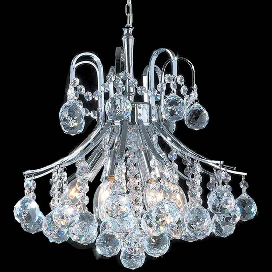 StarFire Crystal 7016CH Essentials Chrome 16" Flush Mount Lighting ...