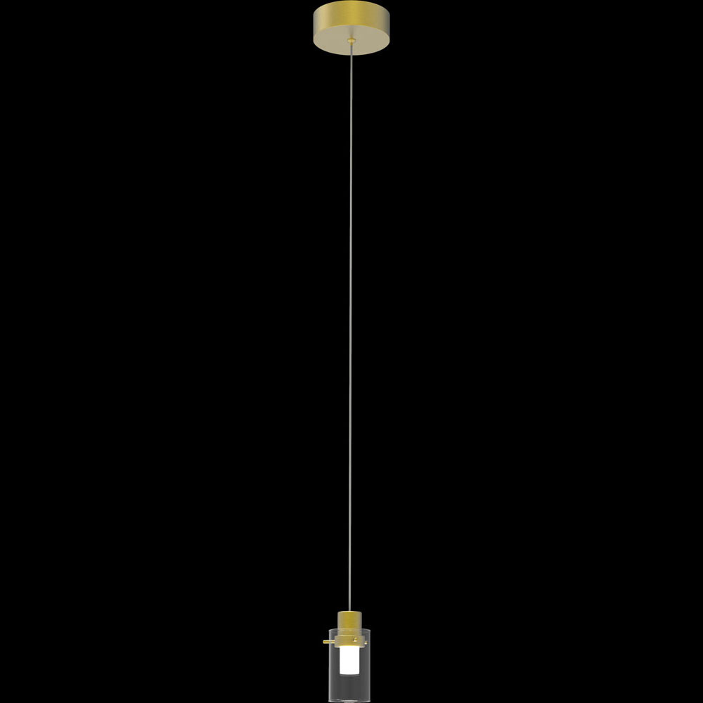 StarFire Crystal LD1105SG Simple Satin Gold LED Chandelier Lighting ...