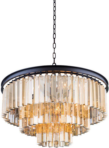 Urban Classic 1202D40MB-RC Sydney Matte Black 40" Island Light Fixture ...