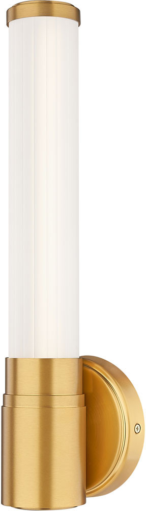 Z-Lite 919-3S-MGLD-LED Saxon Contemporary Modern Gold LED Wall Lighting ...