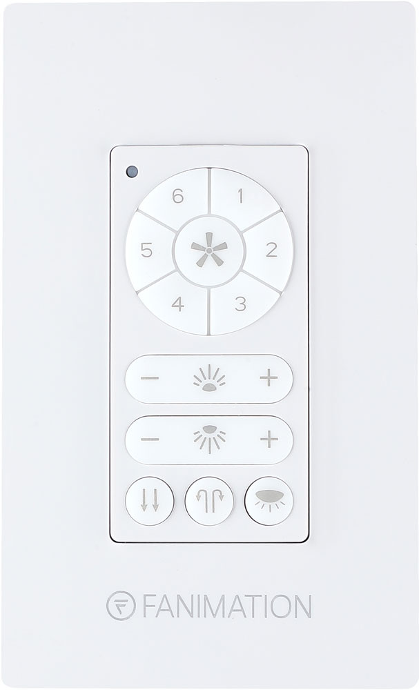 Fanimation TW407 White DC Motor Wall Control - FAN-TW407