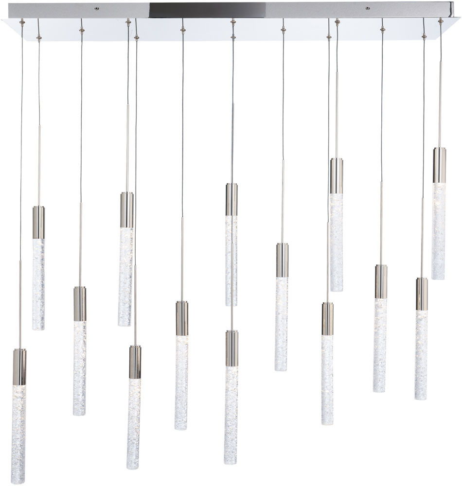 Modern Forms PD-35614L-PN Magic Modern Polished Nickel LED Multi Drop ...