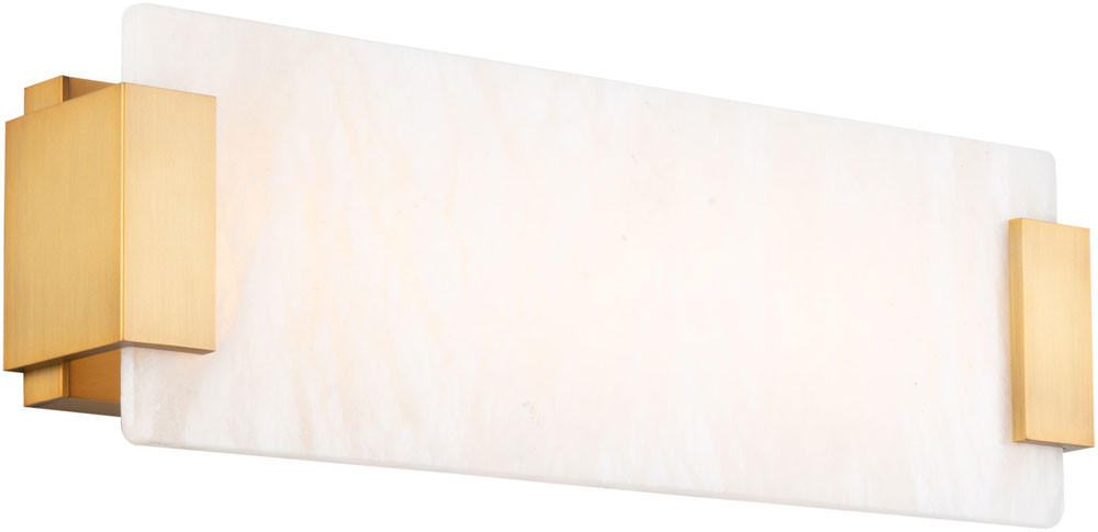 Modern Forms WS-60018-AB Quarry Modern Aged Brass LED 18" Bathroom ...