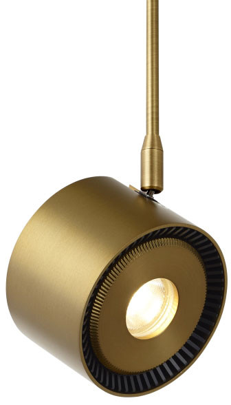 Visual Comfort Modern ISO-HEAD-BRASS ISO Modern Aged Brass LED Track ...