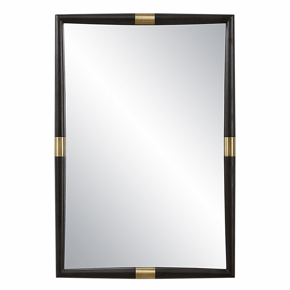 Uttermost 08217 Larkin Modern Dark Oak Wall Mirror - UTT-08217